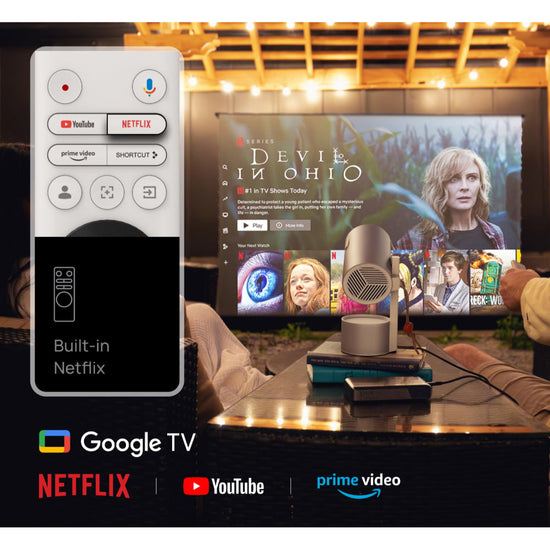 XGIMI MoGo 3 Pro - 450 ISO Lumens - 1080P FullHD - Beige Projector ...